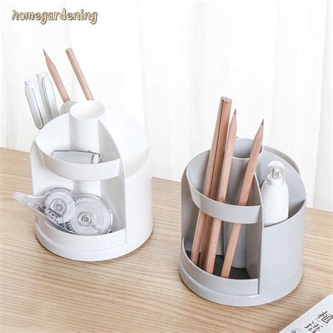 Multifunctional Plastic Dividing Pen Holder Container Storag 蝦皮購物