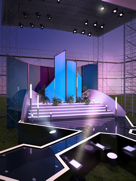 Concert Stage Design On Behance