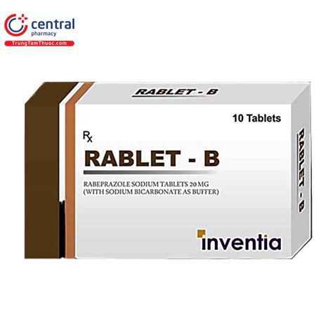 ChÍnh HÃng Thuốc Rablet B 20mg Trị Viêm Loét Dạ Dày