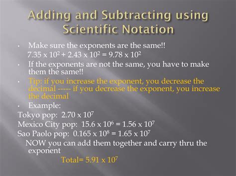 Ppt 21 Scientific Notation Powerpoint Presentation Free Download Id6859314