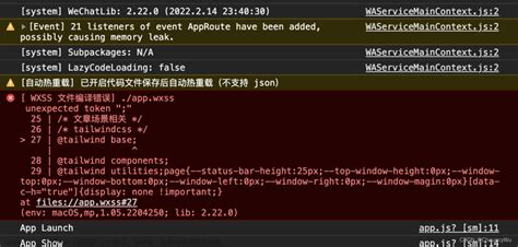 已解决微信小程序编译后白屏The resource was preloaded using link preload but not used within a few seconds