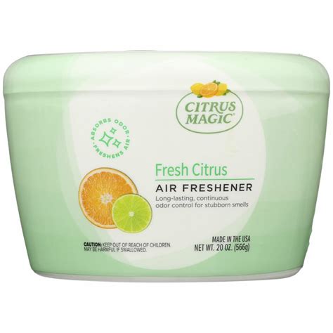 Citrus Magic Odor Absorbing Solid Air Freshener Fresh Citrus 20 Ounce