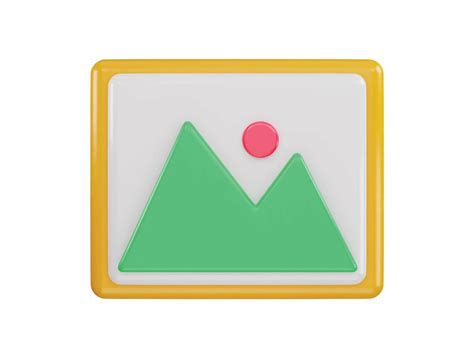 Gallery Icon 3d Rendering Vector Illustration 22192431 Vector Art At
