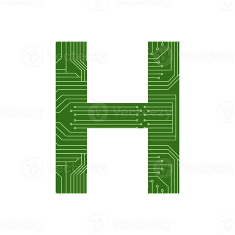 Modern Letter Alphabet Processor Printed Circuit Board Chip 22381440 Png