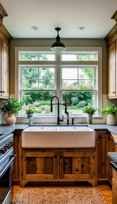 12 Farmhouse Kitchen Sink Design Ideas