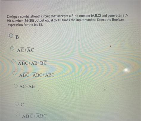 Solved Find Truth Table Boolean Expresion K Map And Chegg