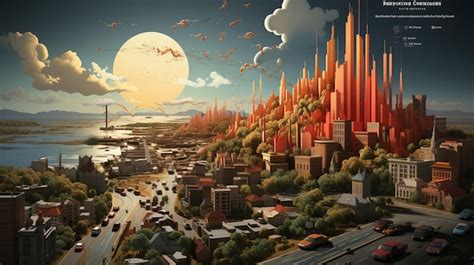 Premium Ai Image Driving Economic Growth