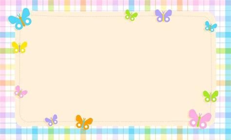 Cute Rectangle Note Frame Background Sun Rainbow Cloud 6862454 Vector Art At Vecteezy Cute
