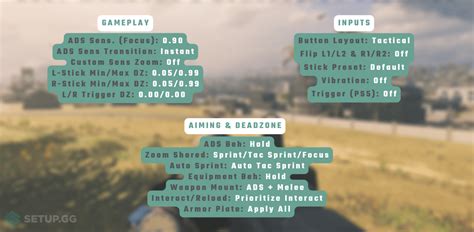 Best Controller Settings In Warzone Sensitivity Aim Assist And Response Curve Guide Setup Gg
