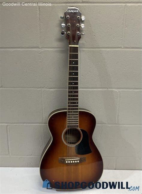 Aria Acoustic Guitar Af 20 12 Bs Sunburst