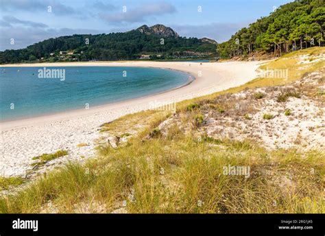 Playa De Rodas Sandy Beach Cies Islands Atlantic Islands Galicia