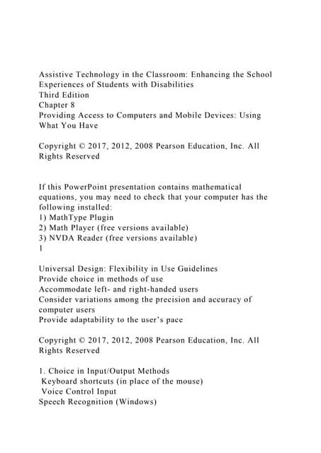 Assistive Technology In The Classroom Enhancing The School Expedocx