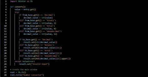 Pythonmagic Guirevolution Baseconverter Numericnirvana
