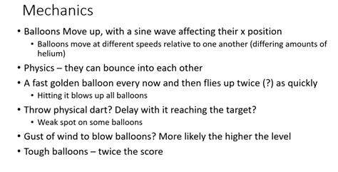 Balloons James Kitchen Games