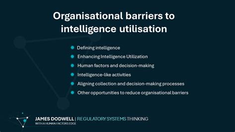 James Dodwell On Linkedin Datadrivenregulation Intelligenceutilization Humanfactors…
