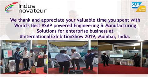 Indus Novateur Inc Sap Gold Partner On Linkedin Sap Internationalexhibitionshow