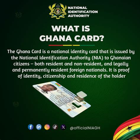National Identification Authority Nia Ghana Accra