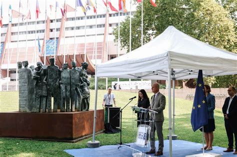From Todays Commemoration In Strasbourg Marina Vasić