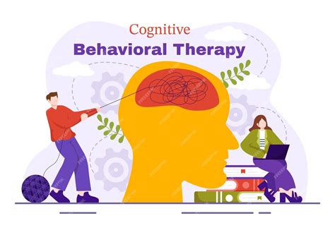 Premium Vector Cbt Or Cognitive Behavioural Therapy Vector