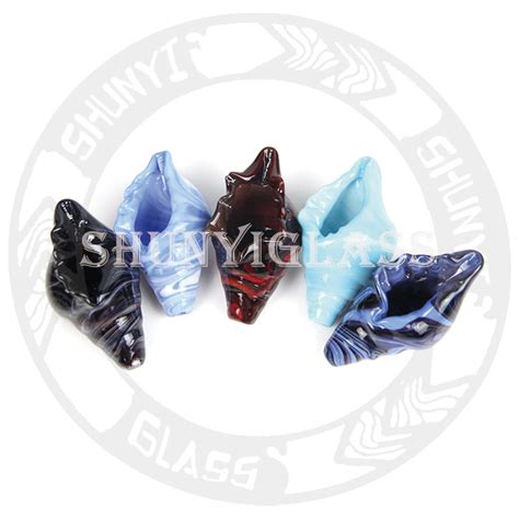 Wholesale Factory Price Trumpet Shell Caps Glass Pipe Accessories