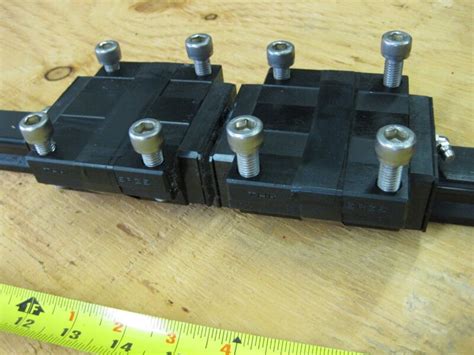 THK Premium HSR Linear Rails Mm Bearings Double Carriage AP CF Black Cr EBay