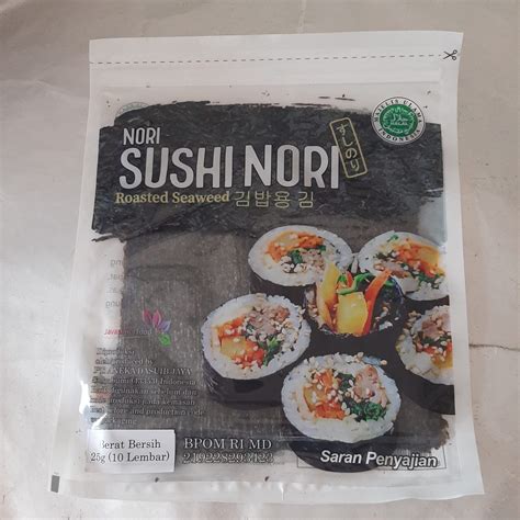 Jual Nori Sushi Nori Java Repack Isi 5 Lembar Shopee Indonesia