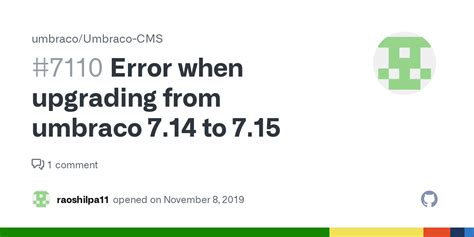 error when upgrading from umbraco 7 14 to 7 15 · issue 7110 · umbraco