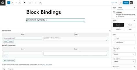 Introducing Block Bindings Part 1 Connecting Custom Fields Wordpress Developer Blog