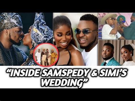 🥰💍samspedy And Simi Tie The Knot Spiroteni And Other Stars Light Up The Wedding Shutdown Youtube