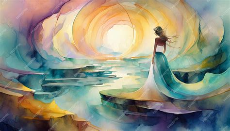 Premium Ai Image Ethereal Elegance A Background Symphony