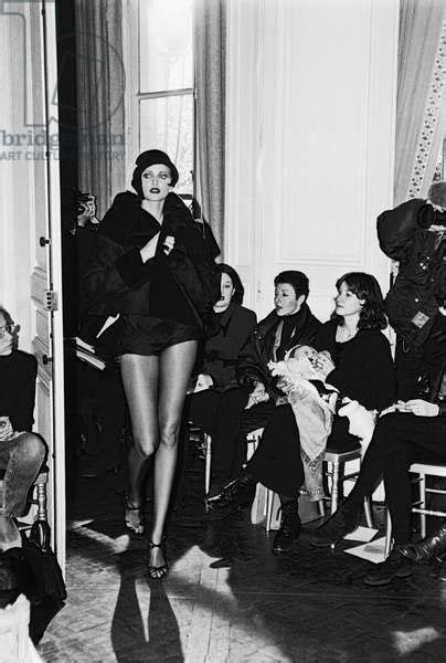 John Galliano Show At Sao Schlumberger Supermodel Nadj 1994 Bw Photo