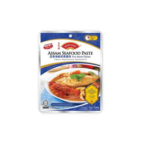 Dollee Assam Seafood Paste 200g Malaysia Essentialsmy