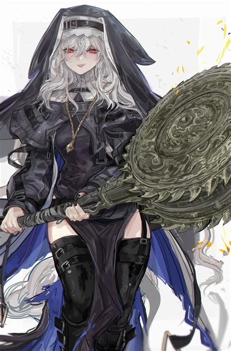 Safebooru 1girl Arknights Bangs Belt Boots Black Capelet Black