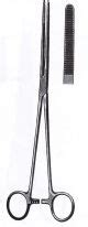 Bozeman Uterine Dressing Forceps Curved 25cm 10
