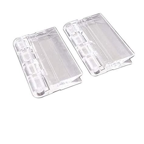 Us Stock 12pcs Clear Pmma Acrylic Plastic Folding Plexiglass Hinge 30x