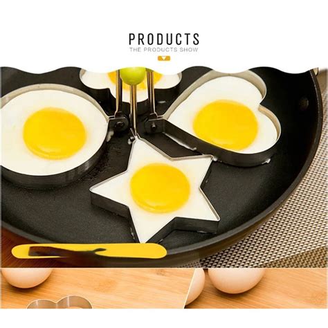 Stainless Steel Form For Frying Eggs Tools Breakfa Grandado