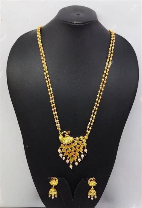 Fancy Double Line Peacock Bormal Mangalsutra At ₹ 120piece In Mumbai