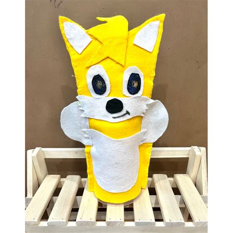 Tails Puppet From Felt Sonic The Hedgehog Shopee Singapore