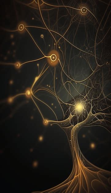 premium photo technology neural network background imagegenerative ai