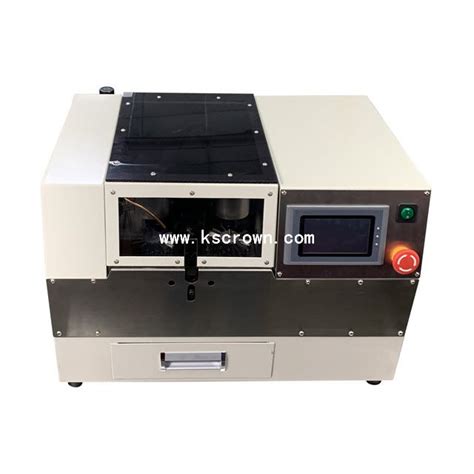 Wire Shield Cutting And Folding Back Machine Wl Ctb01 Suzhou Crown
