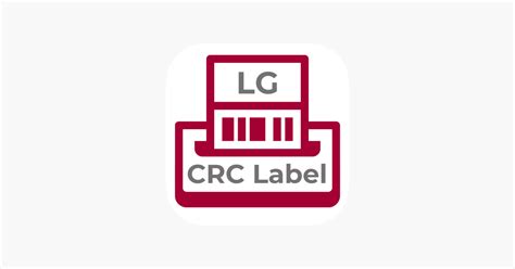 ‎lg Crc Label Printer On The App Store