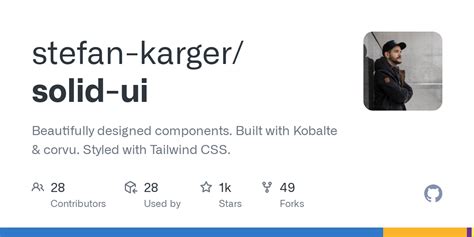Github Stefan Kargersolid Ui Beautifully Designed Components Built With Kobalte And Corvu