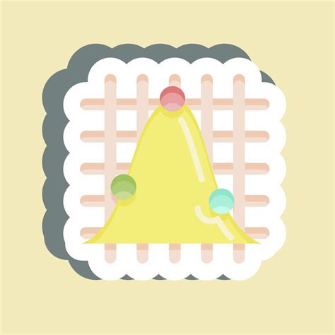 Sticker Statistical Analysis Suitable For Education Symbol Simple Design Editable Design