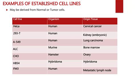 Cell Lines Pptx