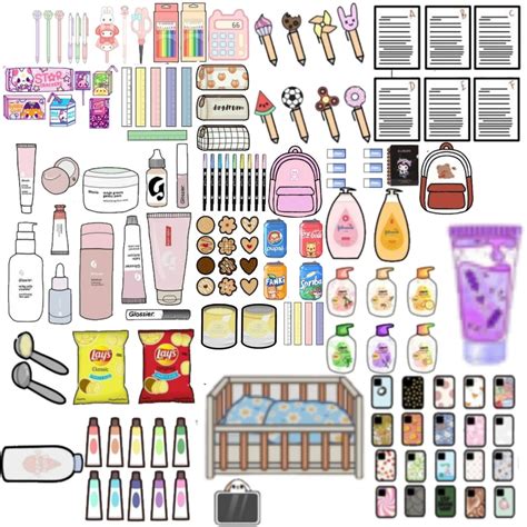 Equipment Toca Boca Or Paper Duck Giocattoli Di Carta Modello Di Bambola Di Carta Bambole Di