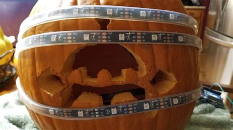 PROJECT Pumpkin Light Show Arduino Addressable LEDs Element Community