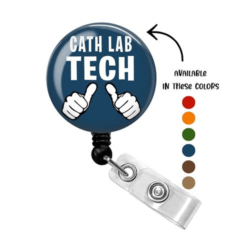 Cath Lab Badge Holder Cath Lab Tech Badge Holder Cath Lab Tech Badge Reel Cardiac Cath Lab