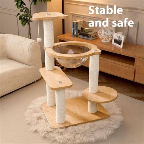 Cat Climbing Frame Cat Litter Cat Tree Integrated Space Capsule Household Sisal Cat Climbing