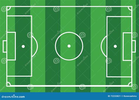 Textured Grass Football Vector Illustration Green Soccer Field Stadium Stock Vector