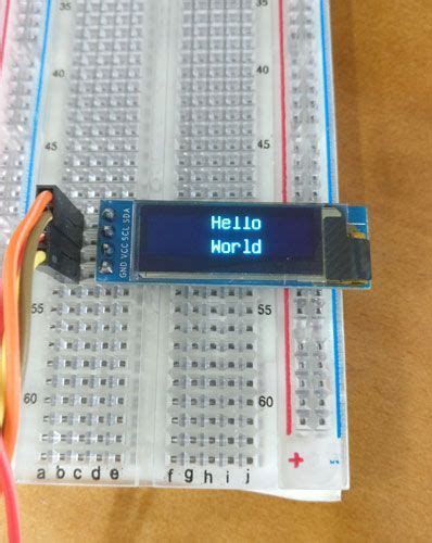 Oled Display With Arduino Uno A Hello World Tutorial Arduino Arduino Led Arduino Projects